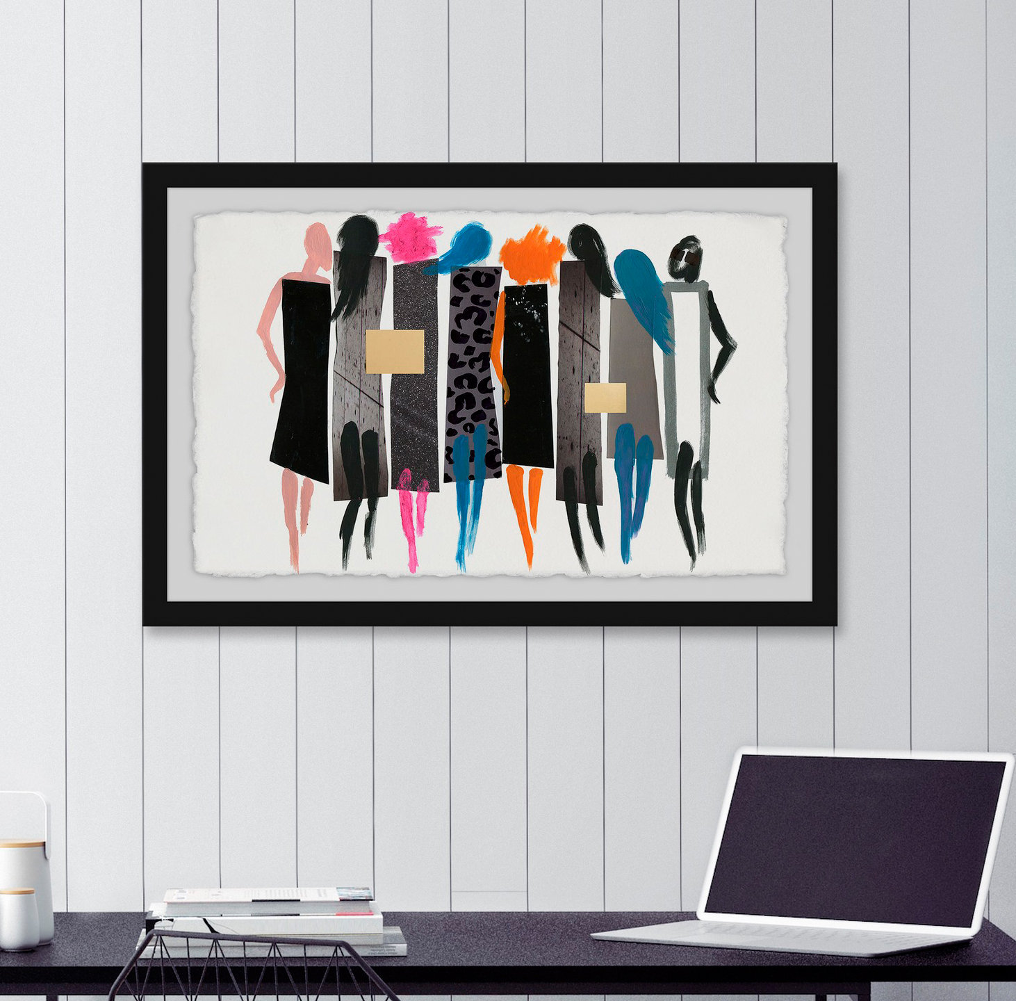 Mercer41 'The Catwalk' Framed Acrylic Painting Print - Wayfair Canada