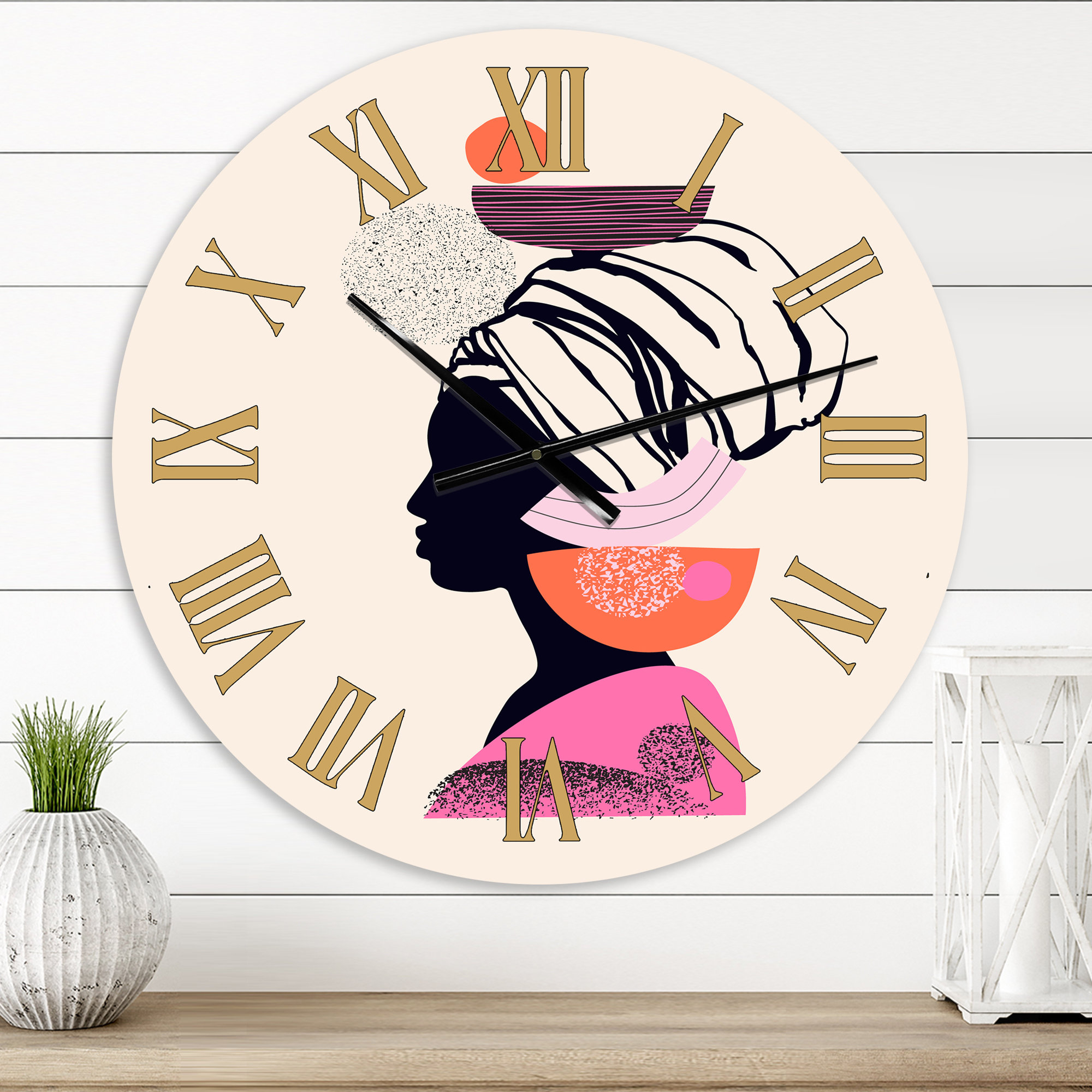 East Urban Home Ethnic Portrait of Afro American Woman - Modern wall ...
