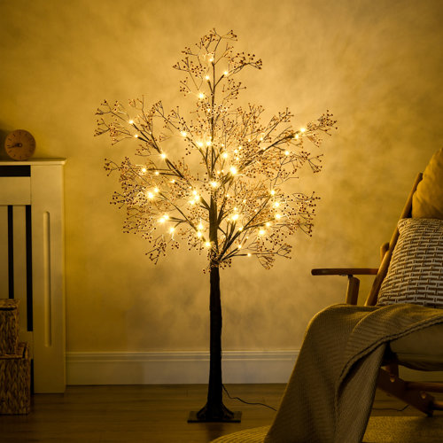 The Seasonal Aisle Indoor / Outdoor Lighted Trees & Branches & Reviews ...