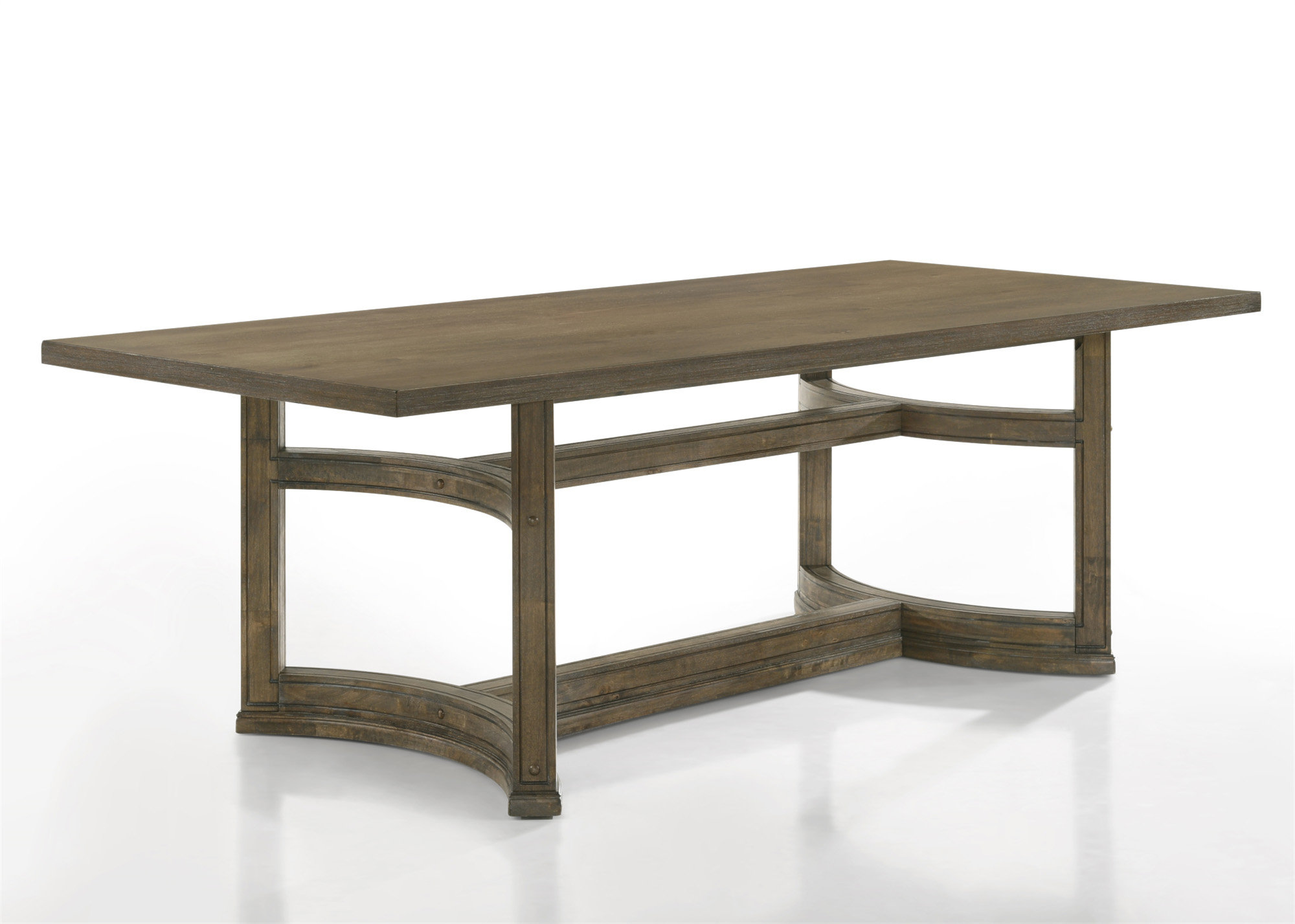 Red Barrel Studio Parfield Weathered Oak Finish Dining Table - Wayfair ...