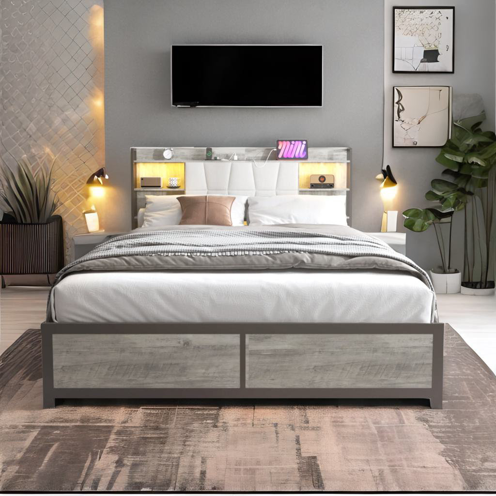 Wrought Studio Layle Bookcase Bed | Wayfair