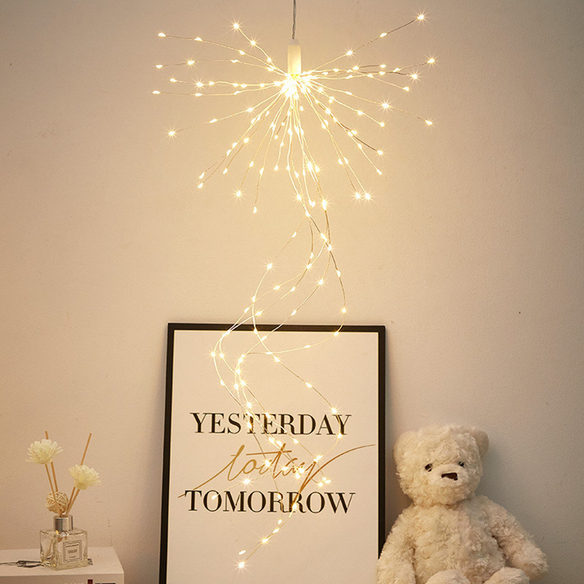 The Holiday Aisle® LED Copper Wire Fireworks String Lights USB Models ...