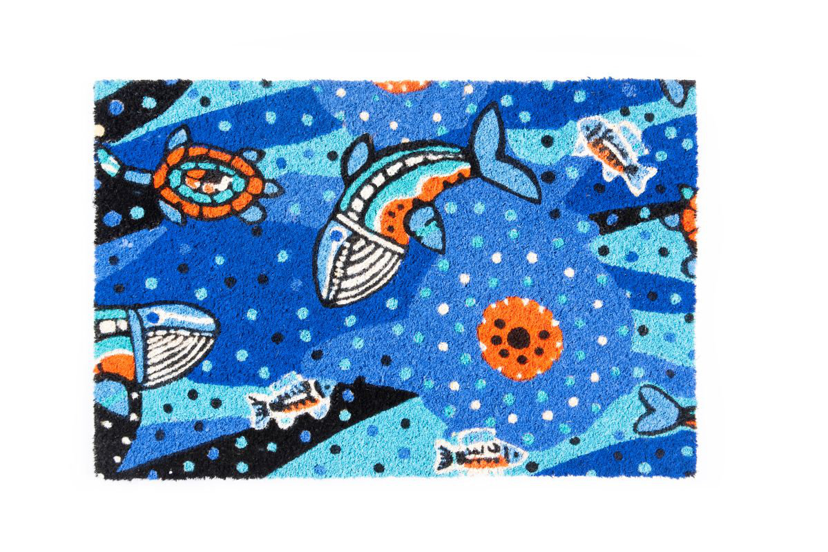 Excelsa doormat Aboriginal coconut 60x1,5x40 cm multicolor | Wayfair.co.uk