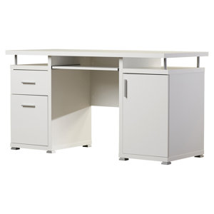Wade Logan® Azayliah Computer Desk & Reviews | Wayfair