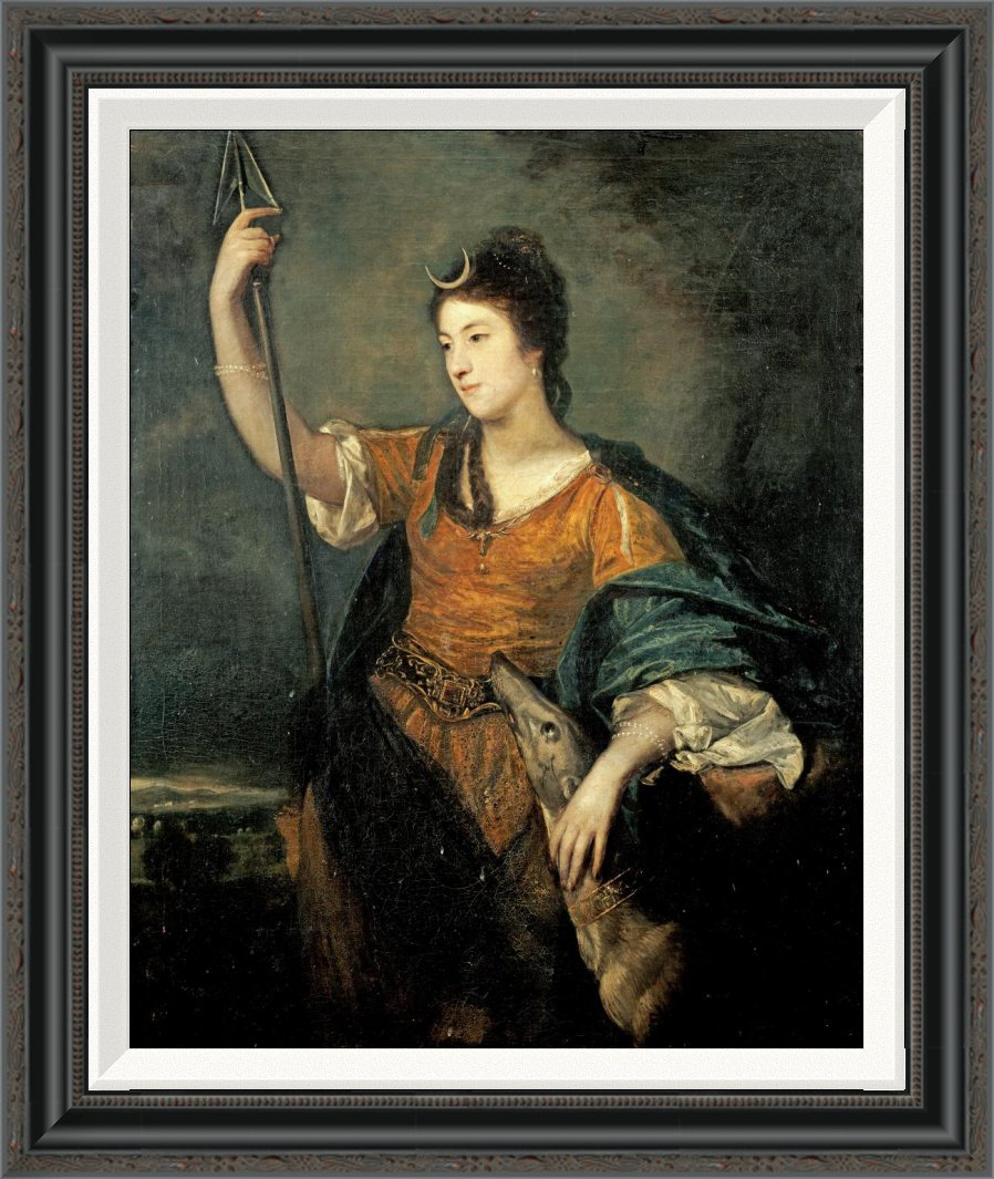Global Gallery 'Portrait of Lady Anne Dawson' by Sir Joshua Reynolds ...
