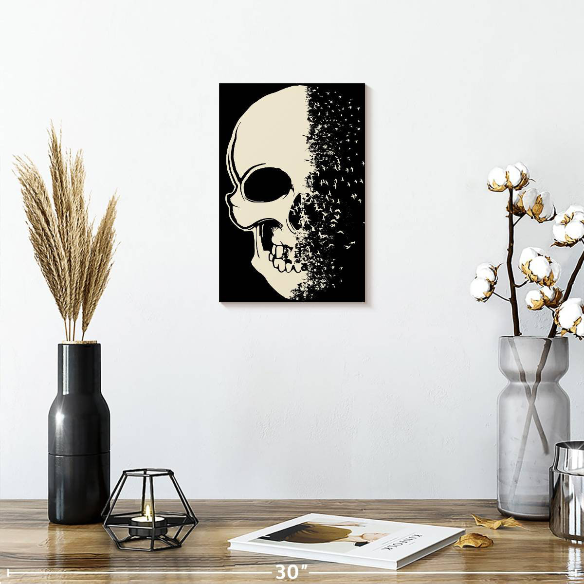 Elephant Stock Fading Skull | Wayfair