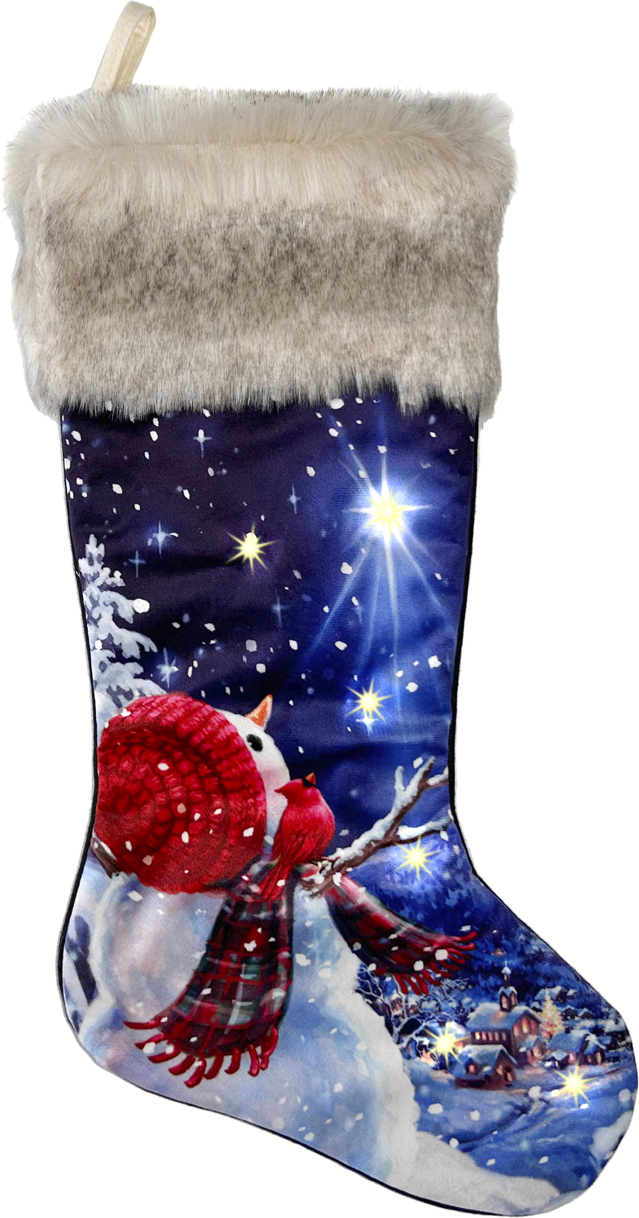Charlton Home® Snowman LED Stocking | Wayfair
