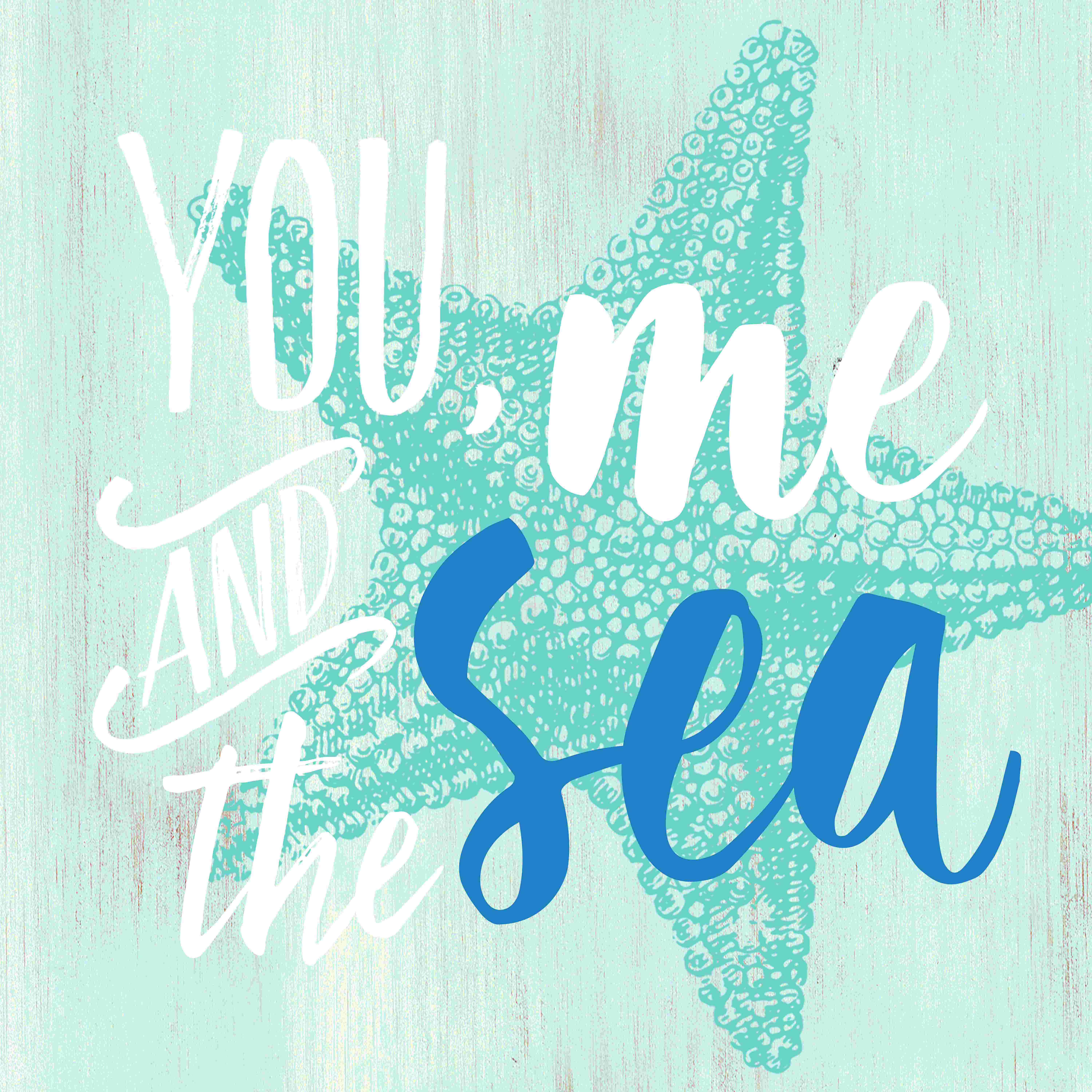 Highland Dunes You Me And The Sea Blue Starfish - Wayfair Canada