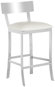 Latitude Run® Chromium Upholstered Counter Stool with Metal Frame ...