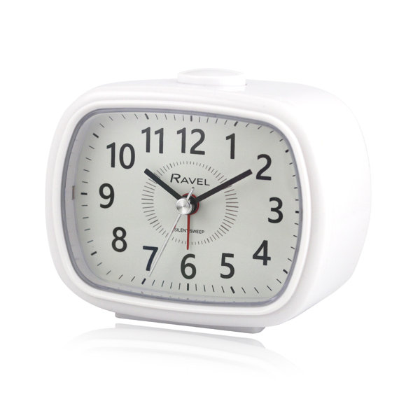 Ravel Analogue Quartz Movement / Crystal Alarm Tabletop Clock | Wayfair.ie