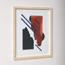 AllModern Fischert Abstract Geometric Print with Solid Wood Frame and ...