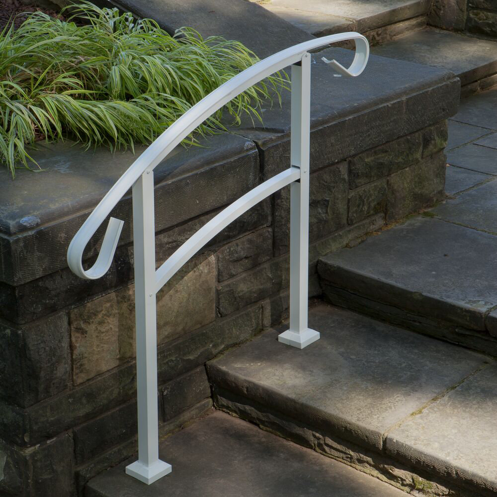 Barrette Outdoor Living Handirail 3-Step Aluminum Rail Kit & Reviews ...