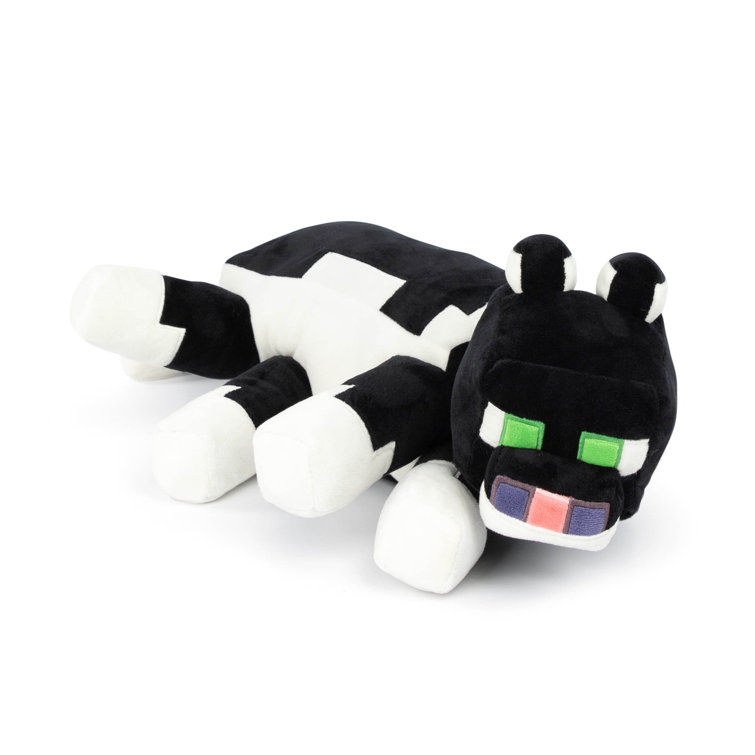 Microsoft Minecraft Tuxedo Cat Plush Pillow - 40 cm Soft Stuffed Animal ...