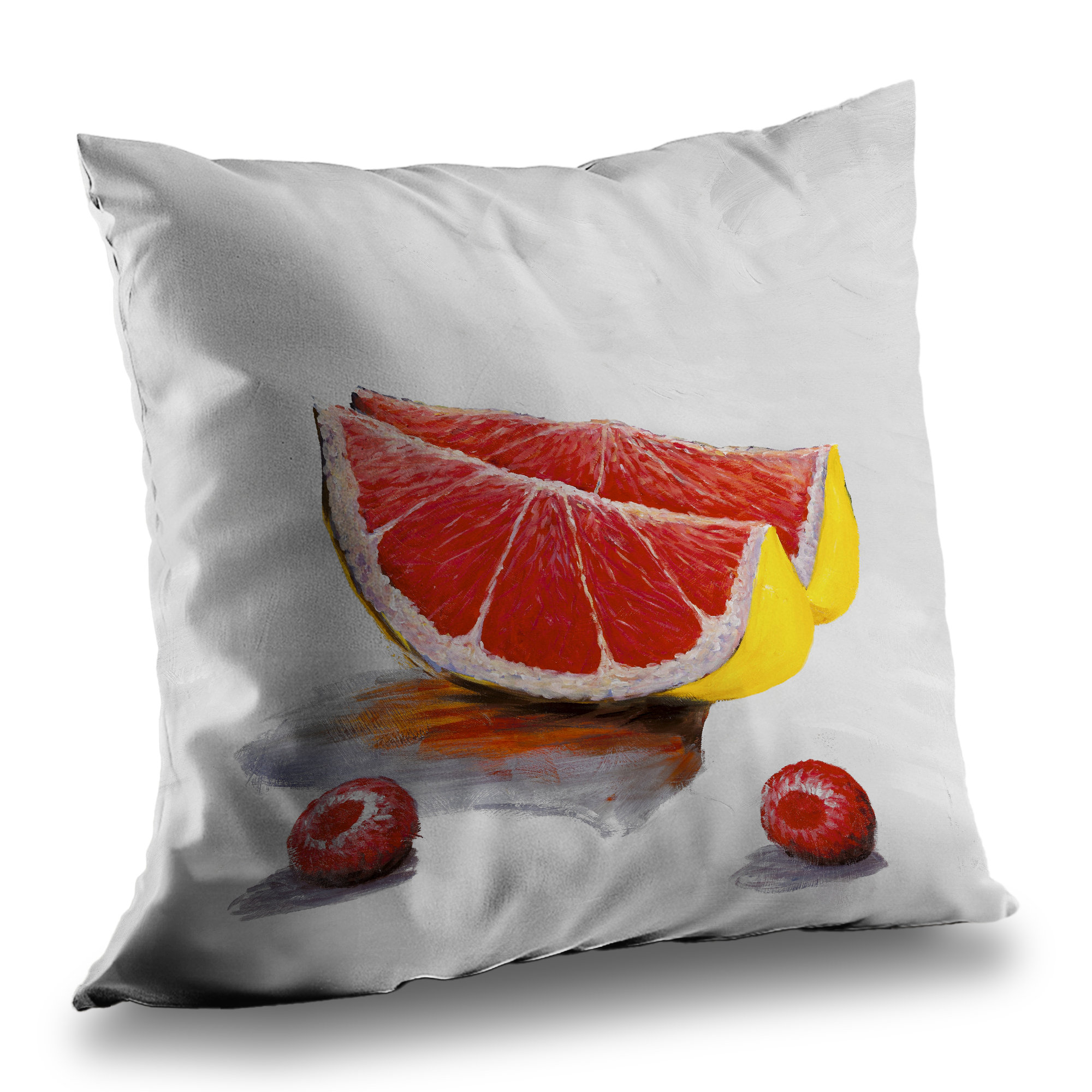 Begin Edition International Inc. Grapefruit Slices Kitchen Pillow ...
