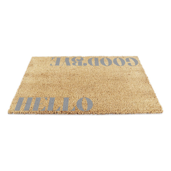 Happy Larry Beckford Hello Goodbye Kitchen Mat | Wayfair.co.uk