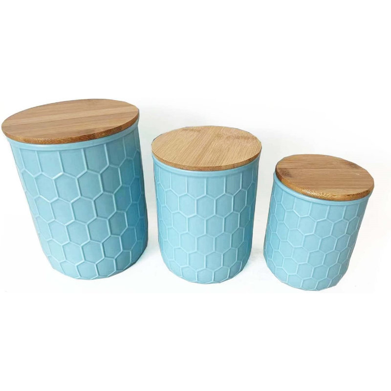 Corrigan Studio® 3 Piece Kitchen Canister Set | Wayfair