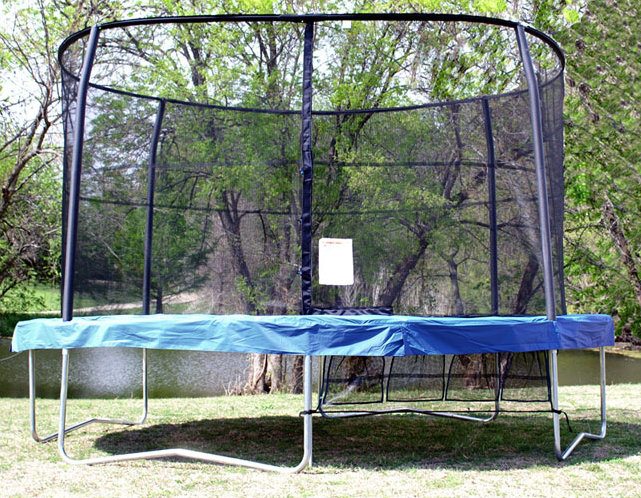 Jumpking Bazoongi JumpPod 14' Trampoline and Enclosure | Wayfair