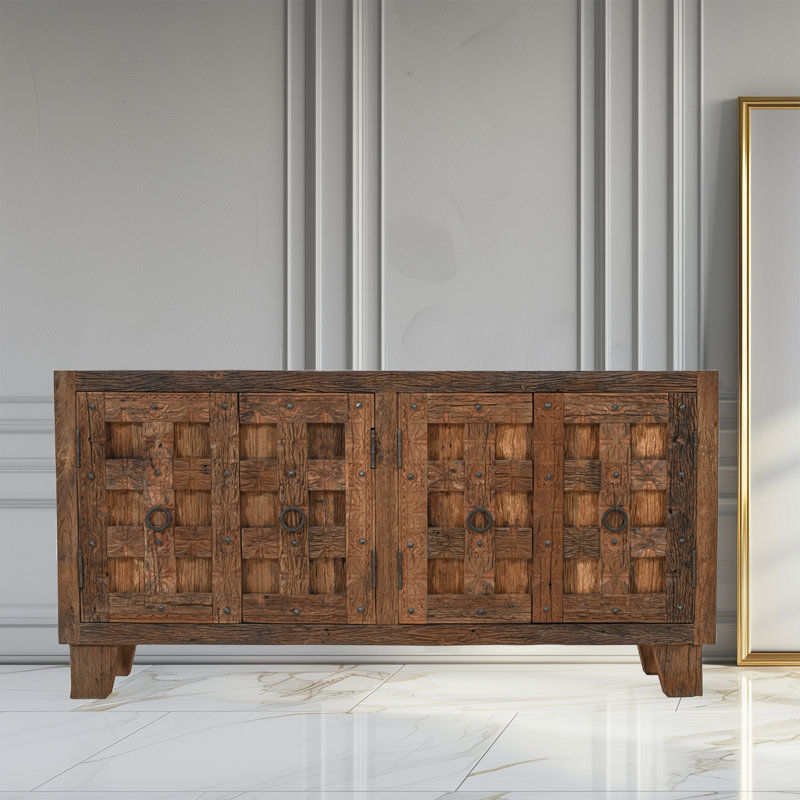 Wade Logan® Pohlman 71'' Wide Solid Wood Sideboard & Reviews | Wayfair