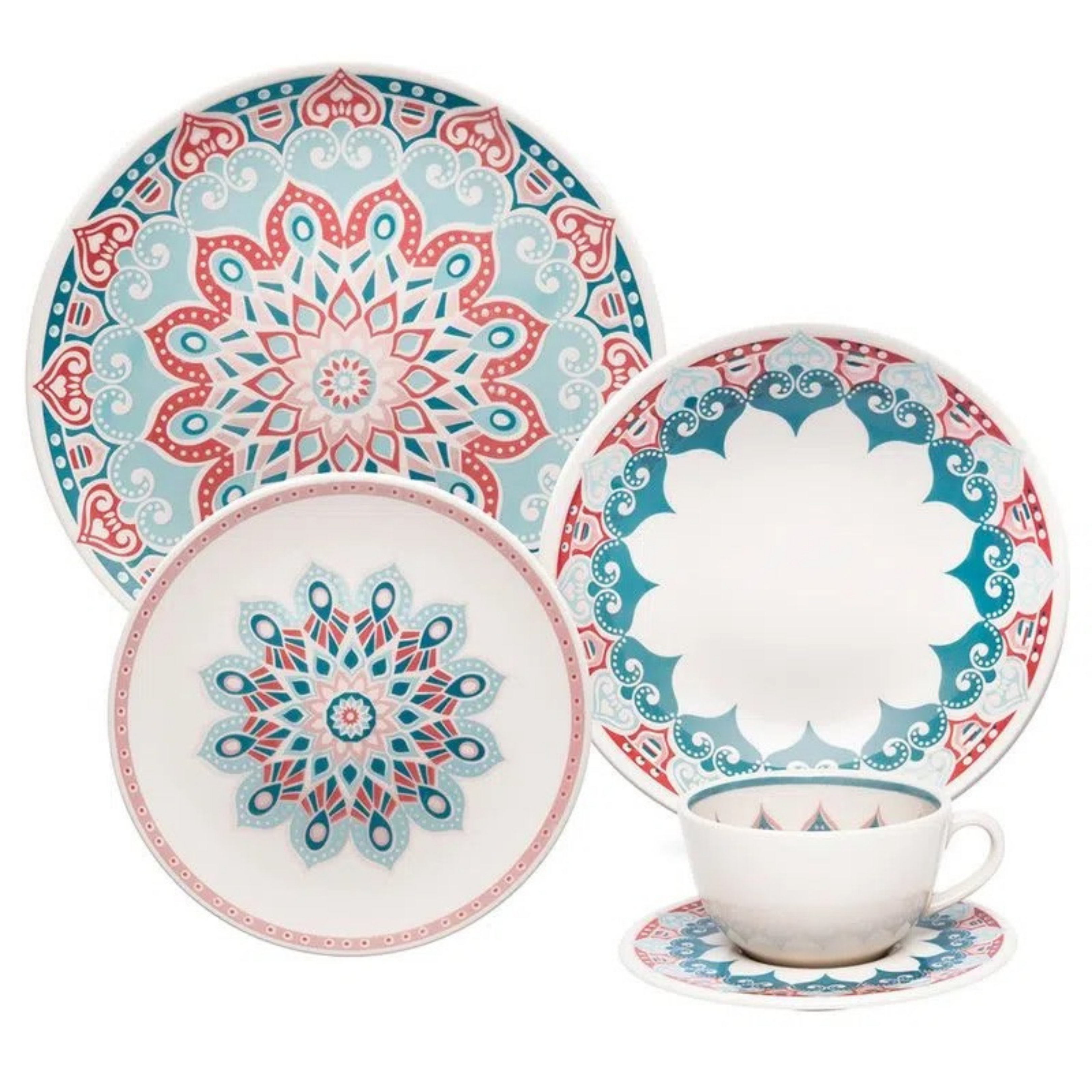 Bungalow Rose Gastone Cosmic 20 Pieces Dinnerware Set Service For 4 ...