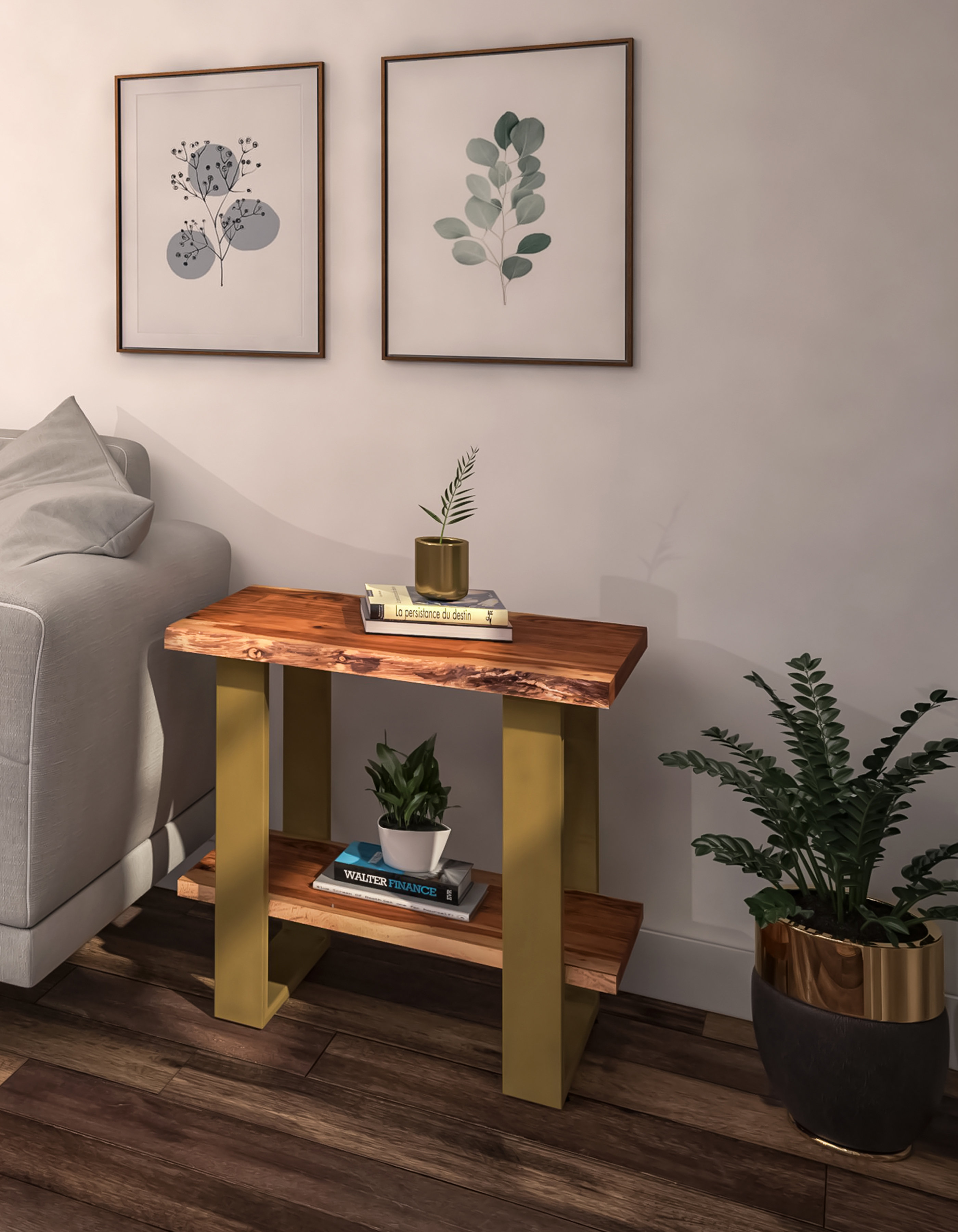 Ivy Bronx Setser 2 Shelf End Table | Wayfair