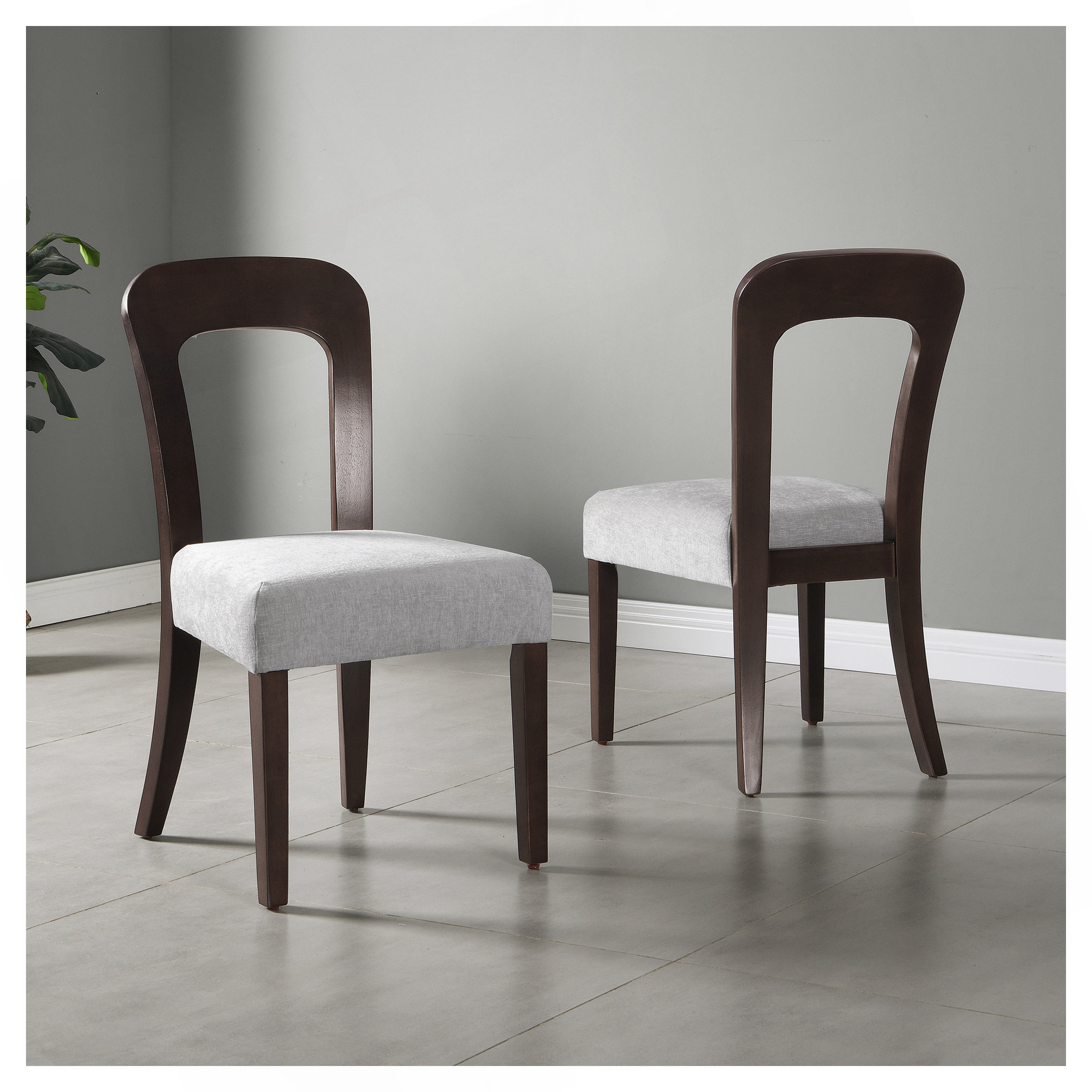 Lark Manor™ Dining Chairs Set Of 2, Upholstered Kitchen Side Chairs ...