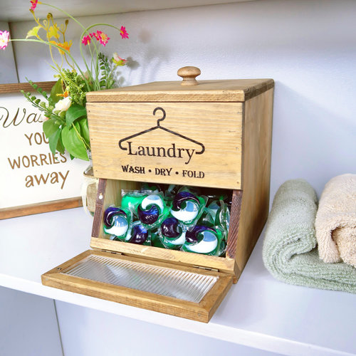 Bekitchen Wood Free Standing Laundry Room Organizer & Reviews | Wayfair