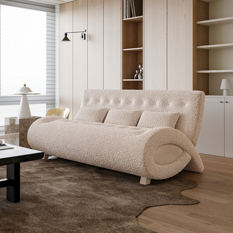 Danbenla design Modern Simple Cream Style Sofa | Wayfair