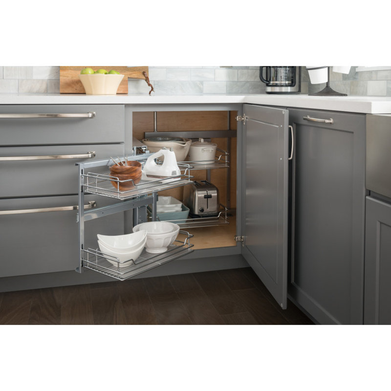 Hardware Resources Door Mounted Universal Blind Corner Organizer for 15 ...