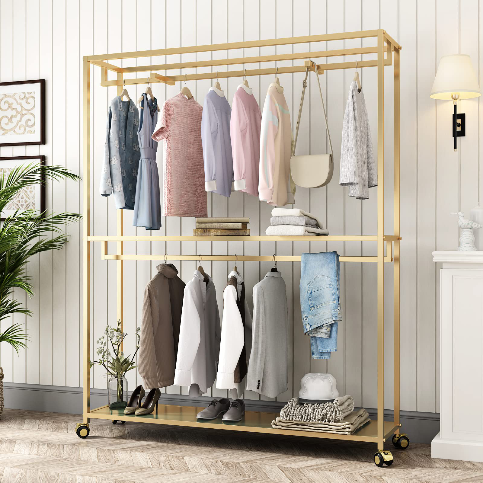 Wendes Kem Metal Clothing Rack | Wayfair