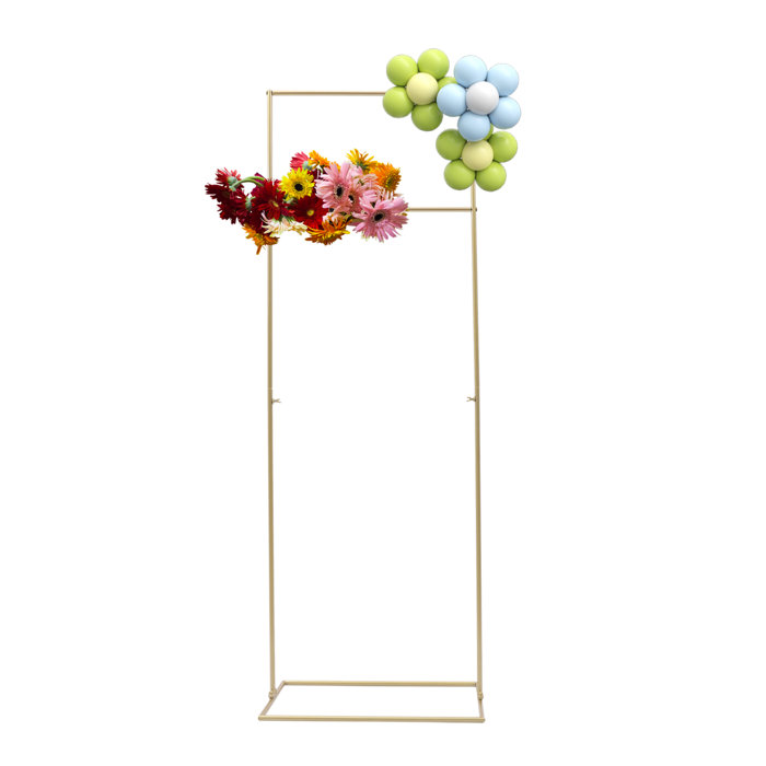 YXSUN 20.87x12.6x61.02in Wedding Arch Stand with Bases,Easy Assembly ...