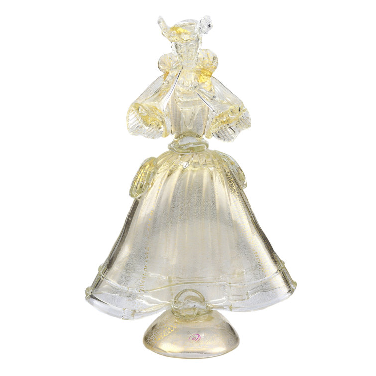 Murano Art Collection Glass Harlequin Female Figurine - Wayfair Canada