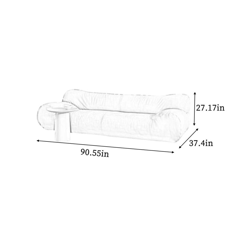 Axis Living Blue Lazy Windy Clouds Couch | Wayfair