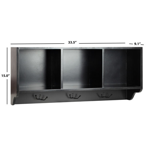 Latitude Run® Wall 3 - Hook Wall Mounted Coat Rack & Reviews | Wayfair