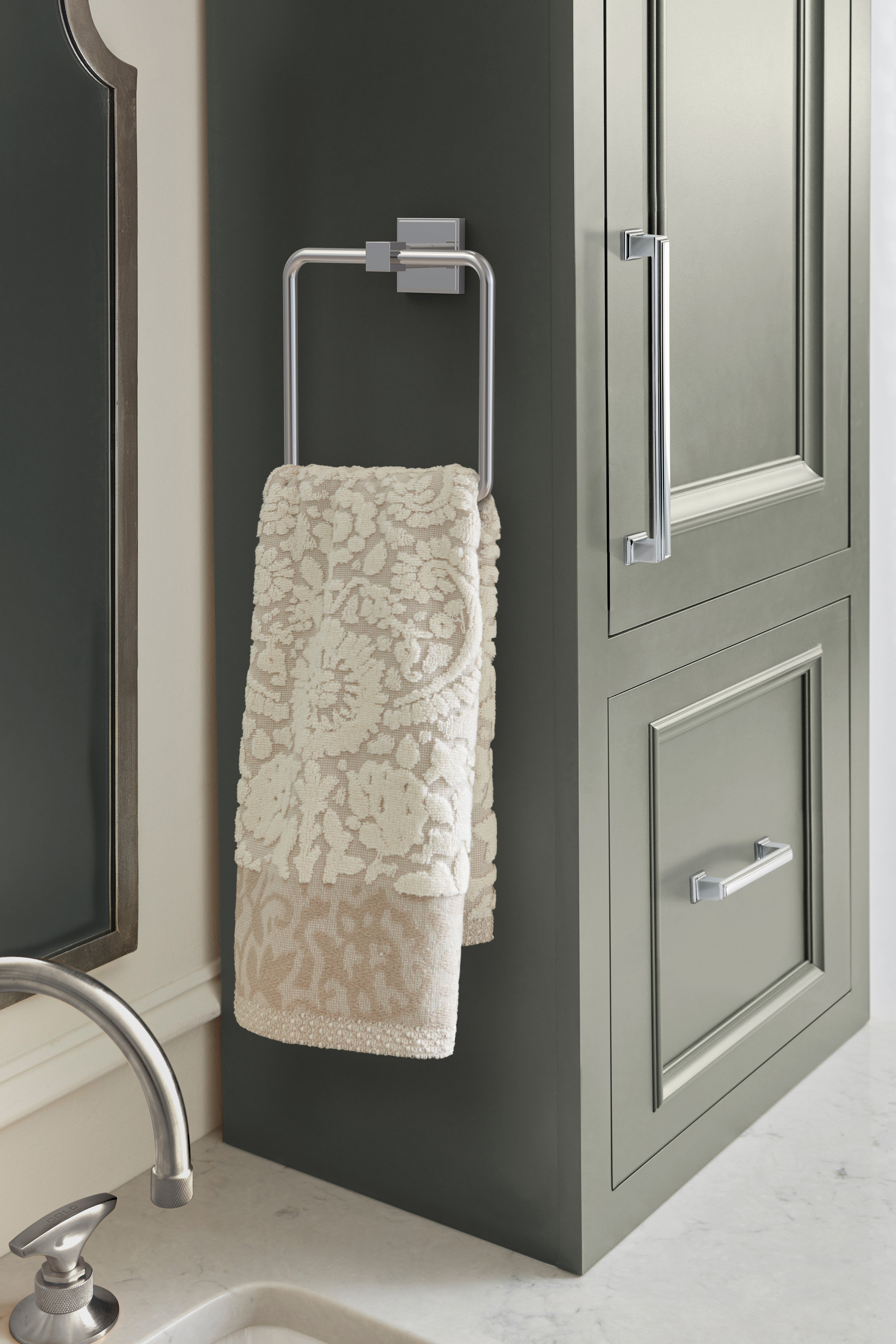 Amerock Appoint Polished Nickel Closed Towel Ring | Wayfair