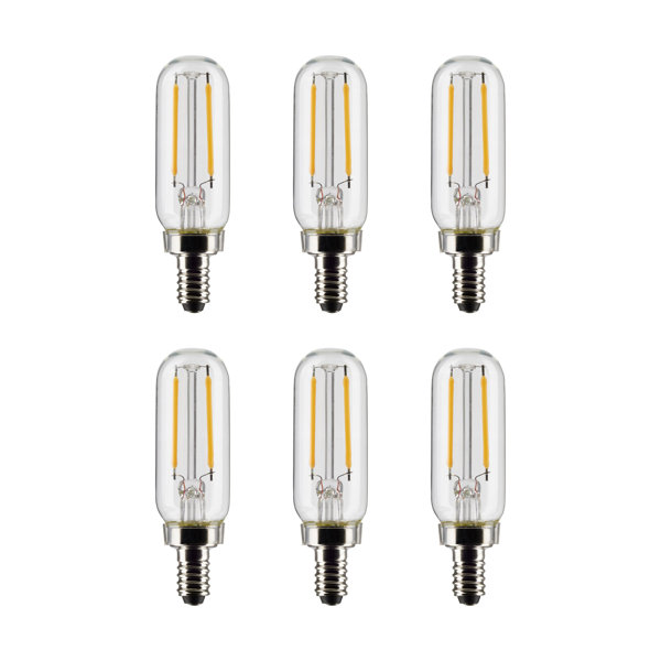 Satco 20 Watt Equivalent T6 E12/Candelabra Dimmable LED Bulb & Reviews ...
