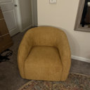 Ivy Bronx Kiptin 31.7'' W Upholstered Modern Comfort 360 Degree Swivel ...