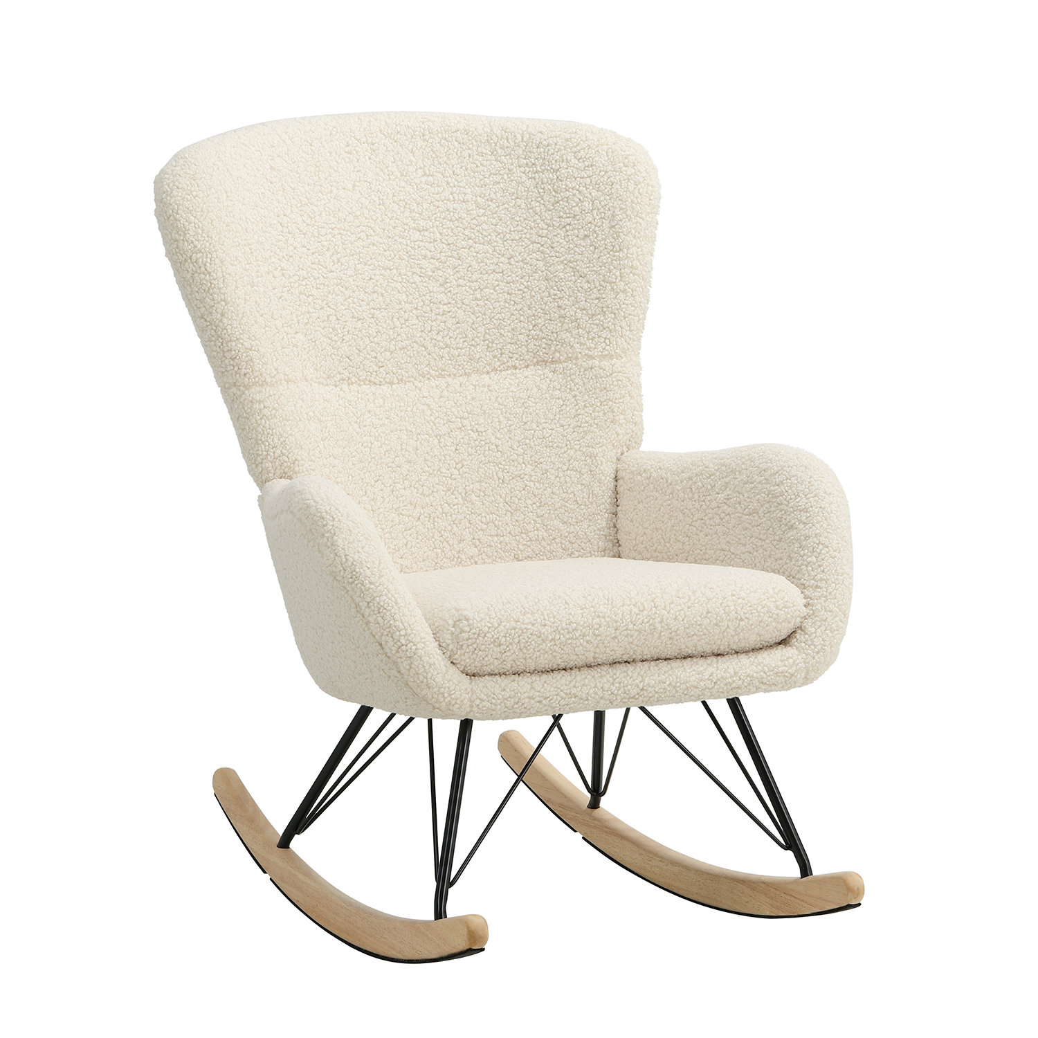 George Oliver Lesovsky Metal Rocking Chair | Wayfair