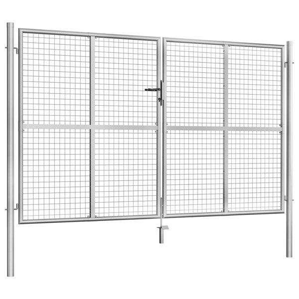 Dakota Fields Abramo Silver Metal Gate | Wayfair.co.uk