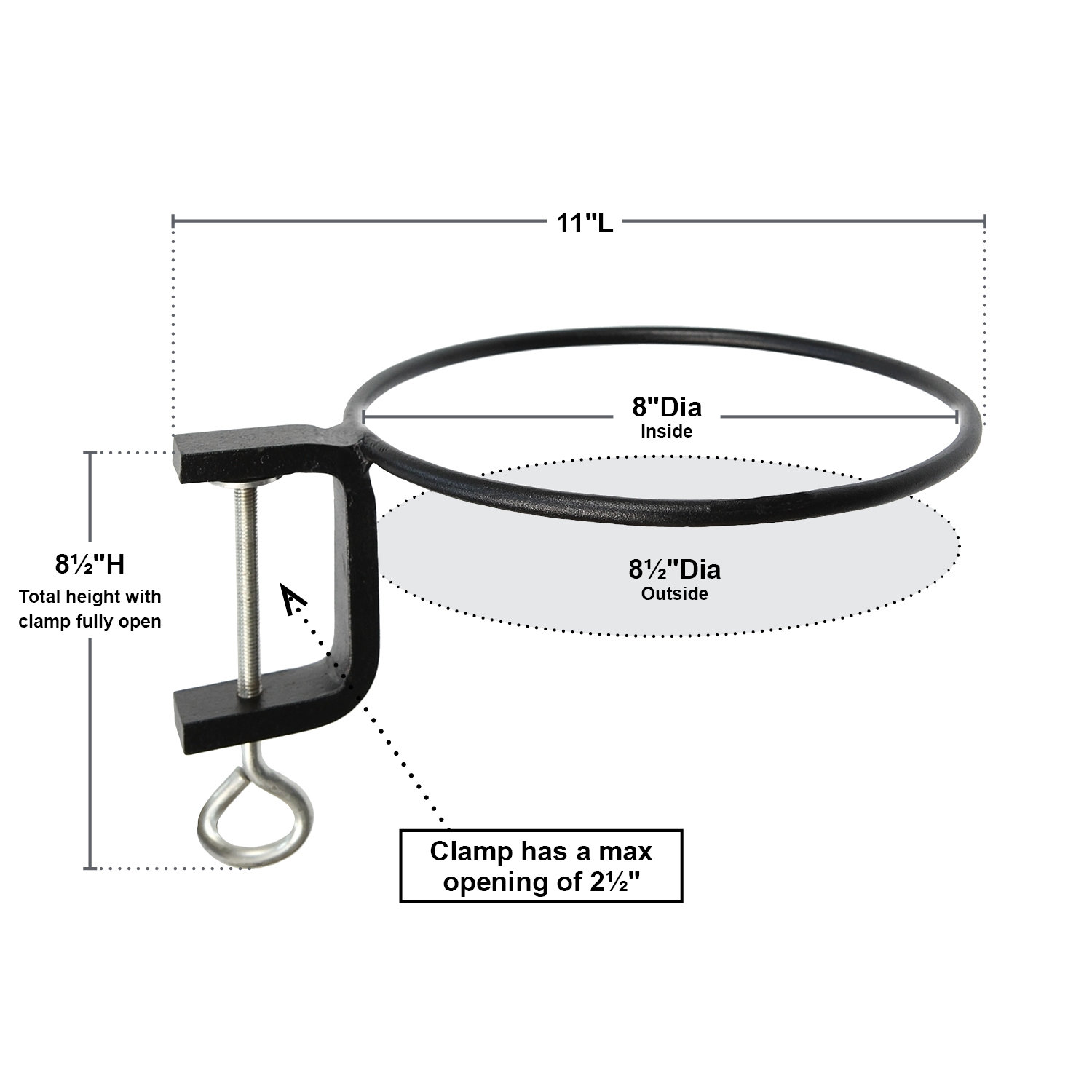 ACHLA Clamp-On Flower Pot Ring, 6 Inch 2-Pack - Wayfair Canada