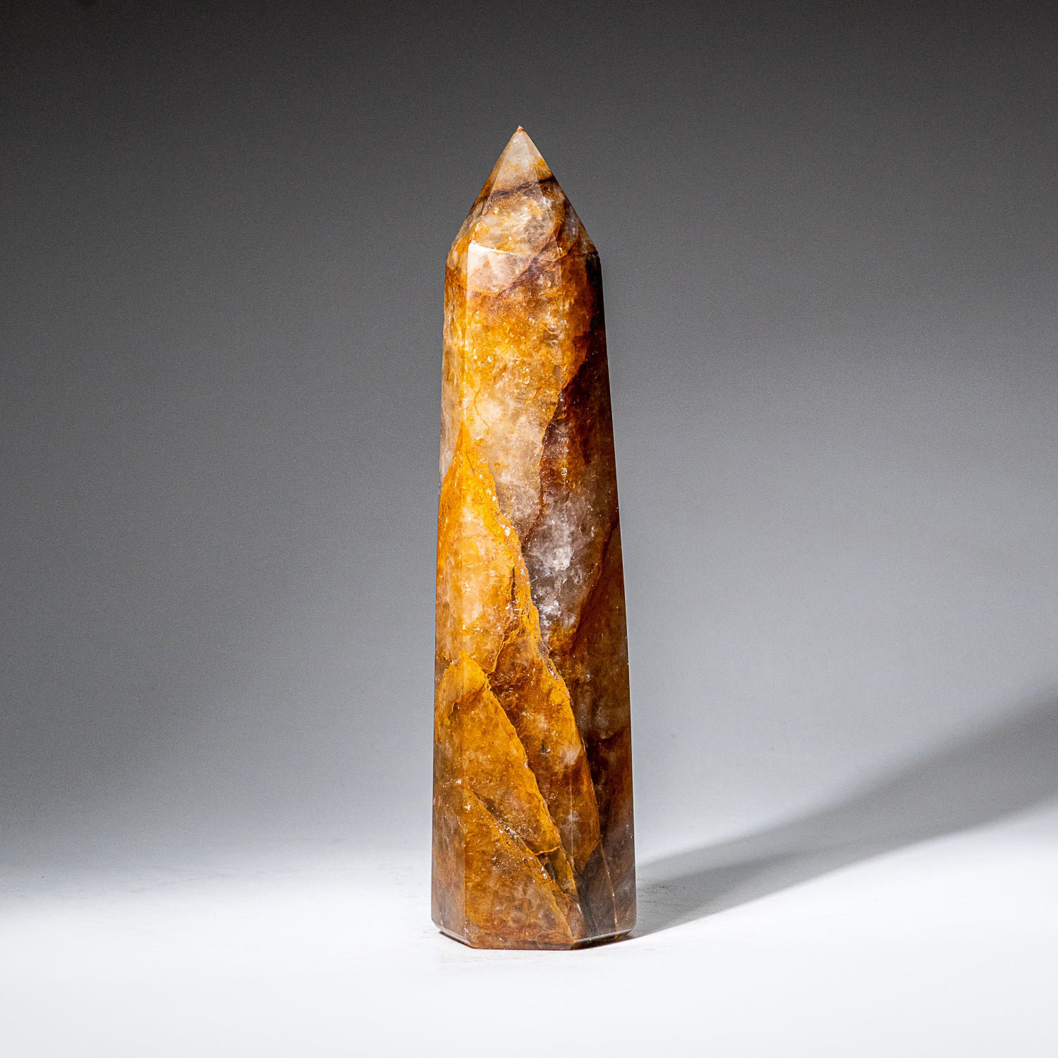 Astro Gallery of Gems Genuine Polished Lemon Quartz Point (1.6 Lbs ...