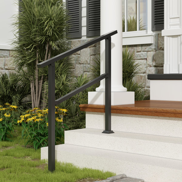 Metaoutdoors Stair Railing Kit Handrail Flexible Outdoor Deck Hand Rail ...