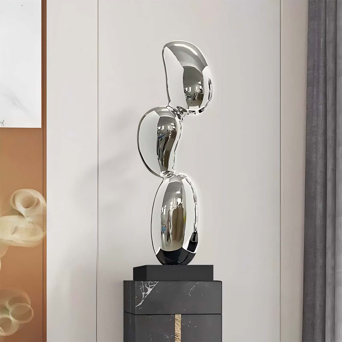 Refineroost Abstract Resin Sculpture for Entryway | Wayfair