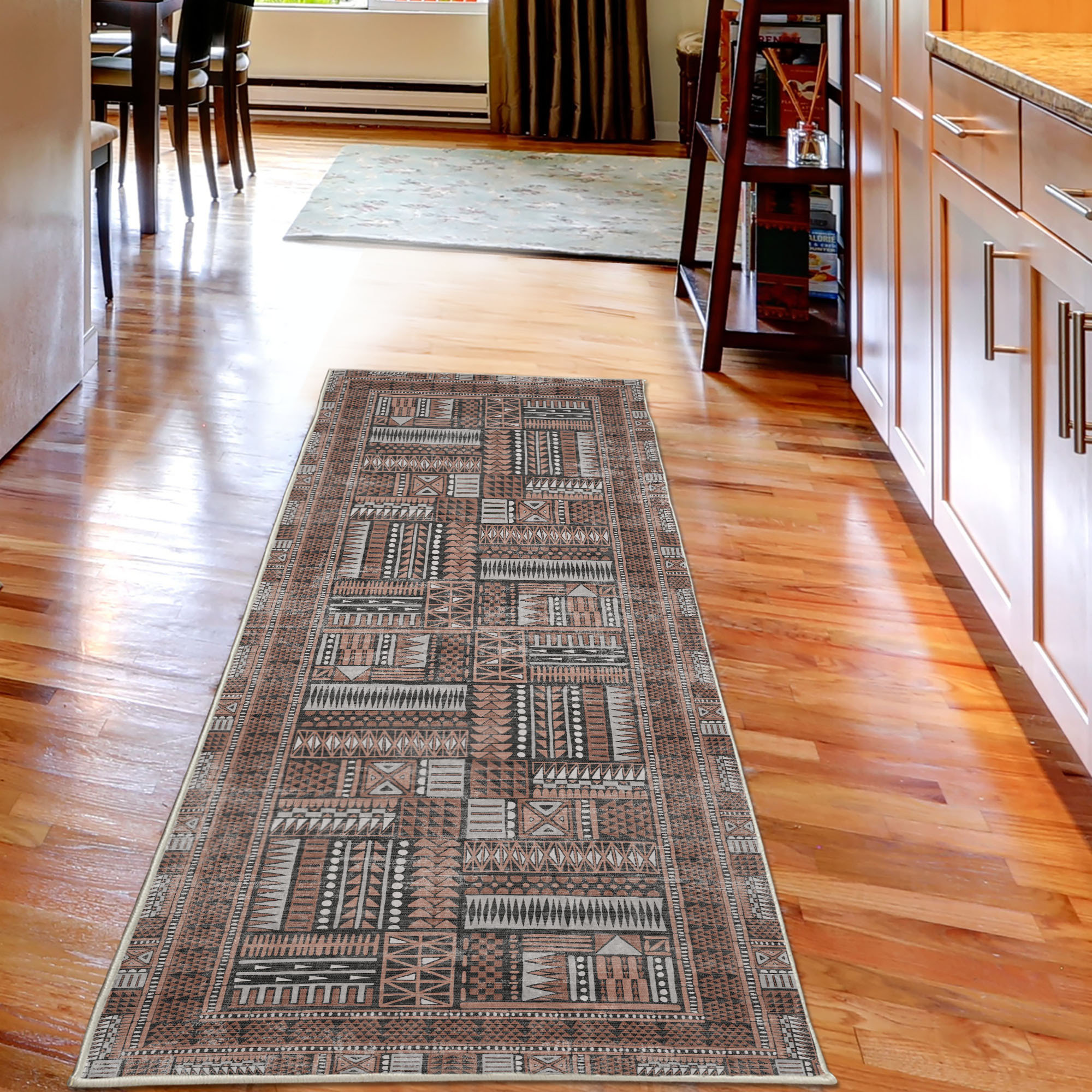 Winston Porter Jaymier Tribal High Density Long Fiber Poly Threads ...