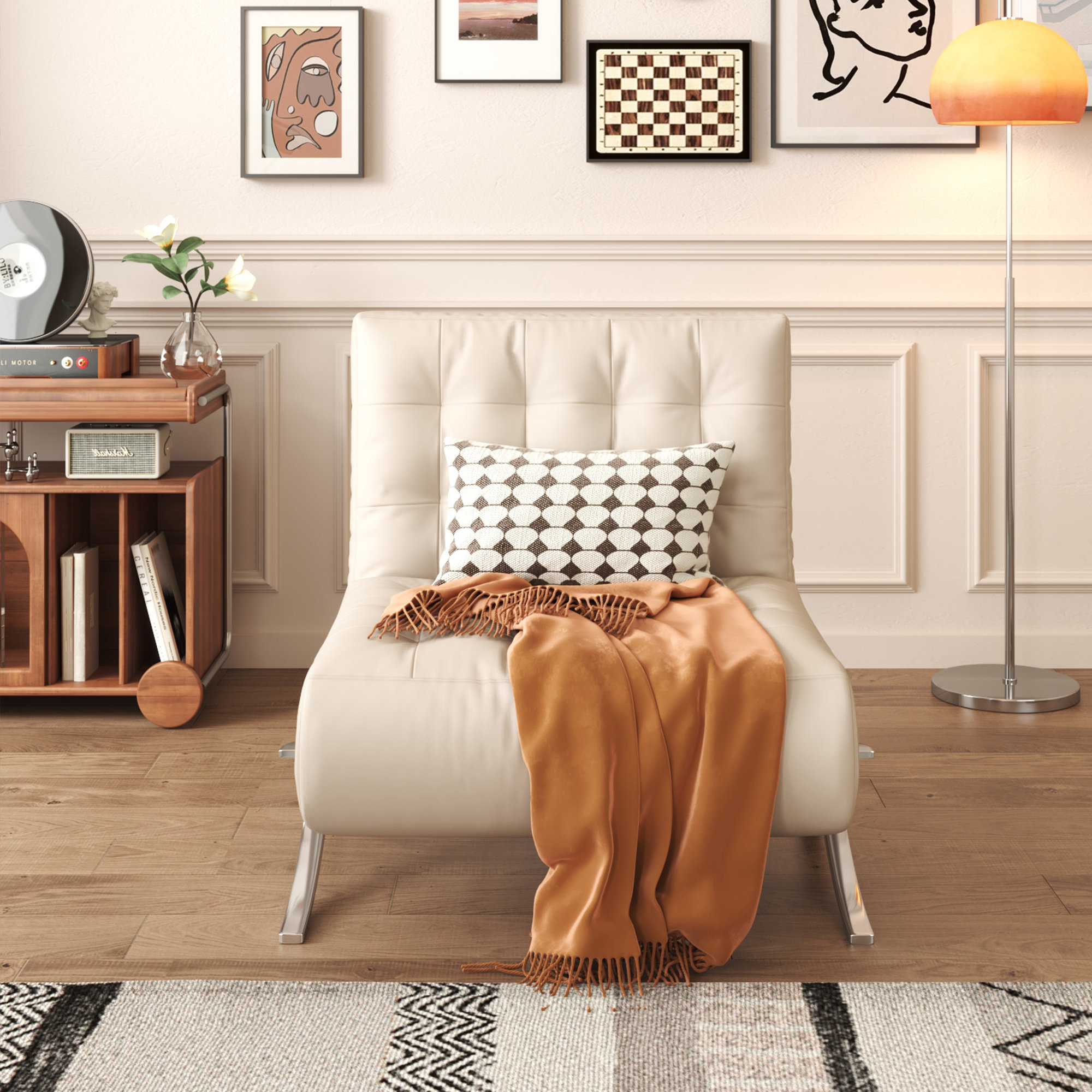 Wrought Studio™ Foldable Sofa Chair & Reviews | Wayfair