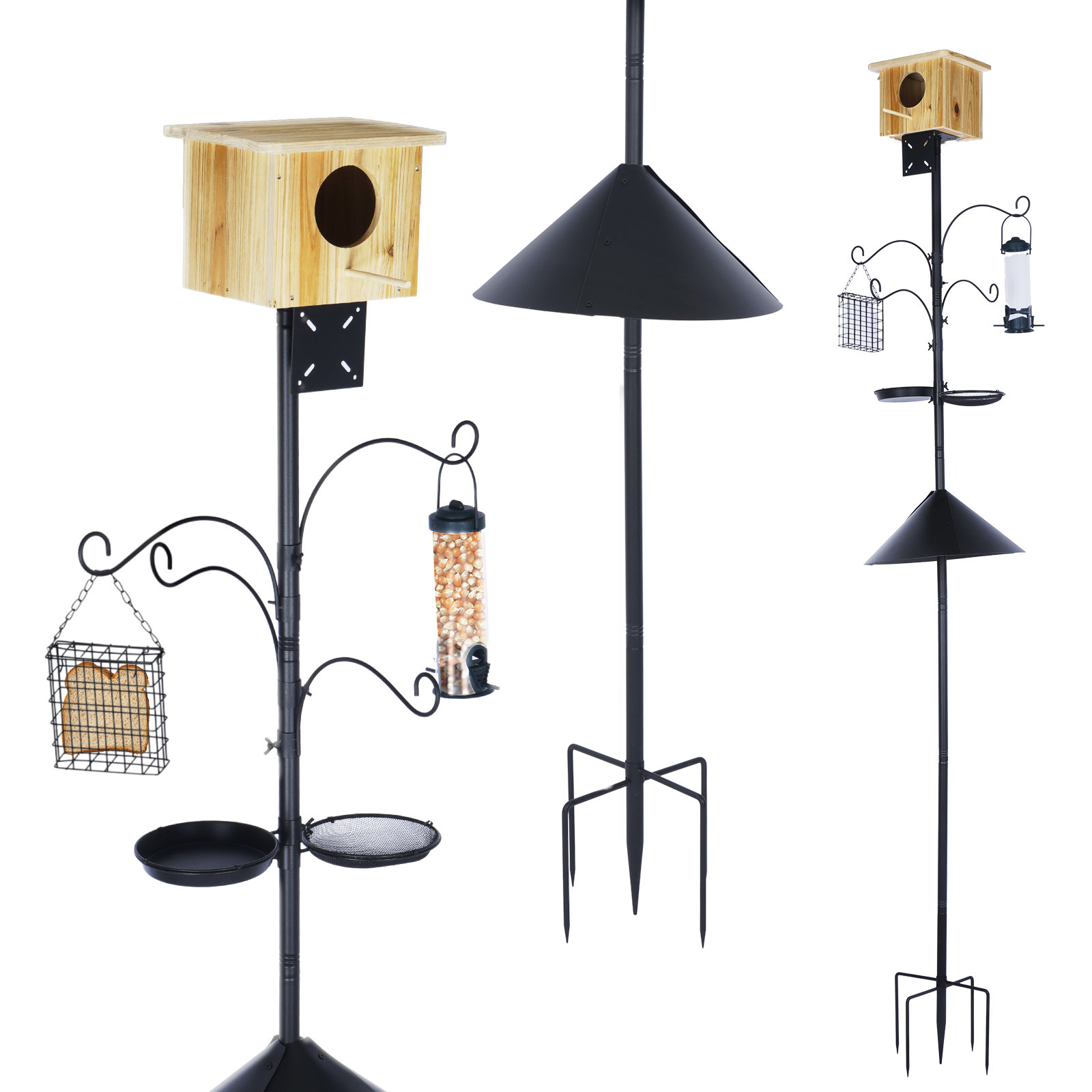 Latitude Run® Outdoor Bird Feeder With Four Hooks - Wayfair Canada