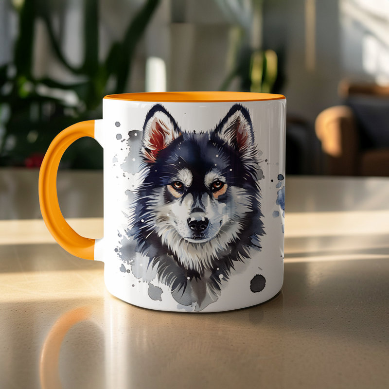 Fleur De Lis Living Set of 3 – Miniature Pinscher Design 11oz Coffee ...