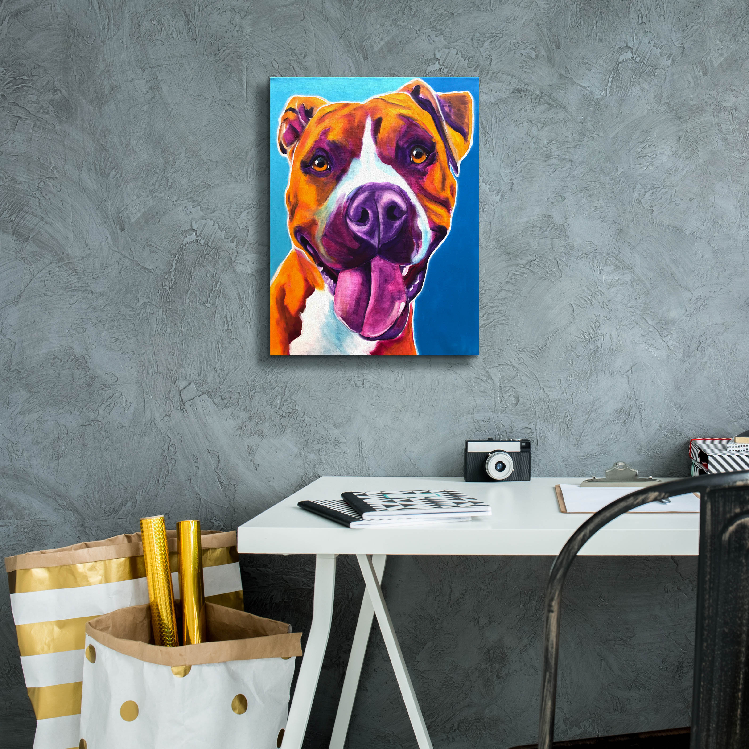 Red Barrel Studio® " Pit Bull - Yummy " by Dawg Painter | Wayfair