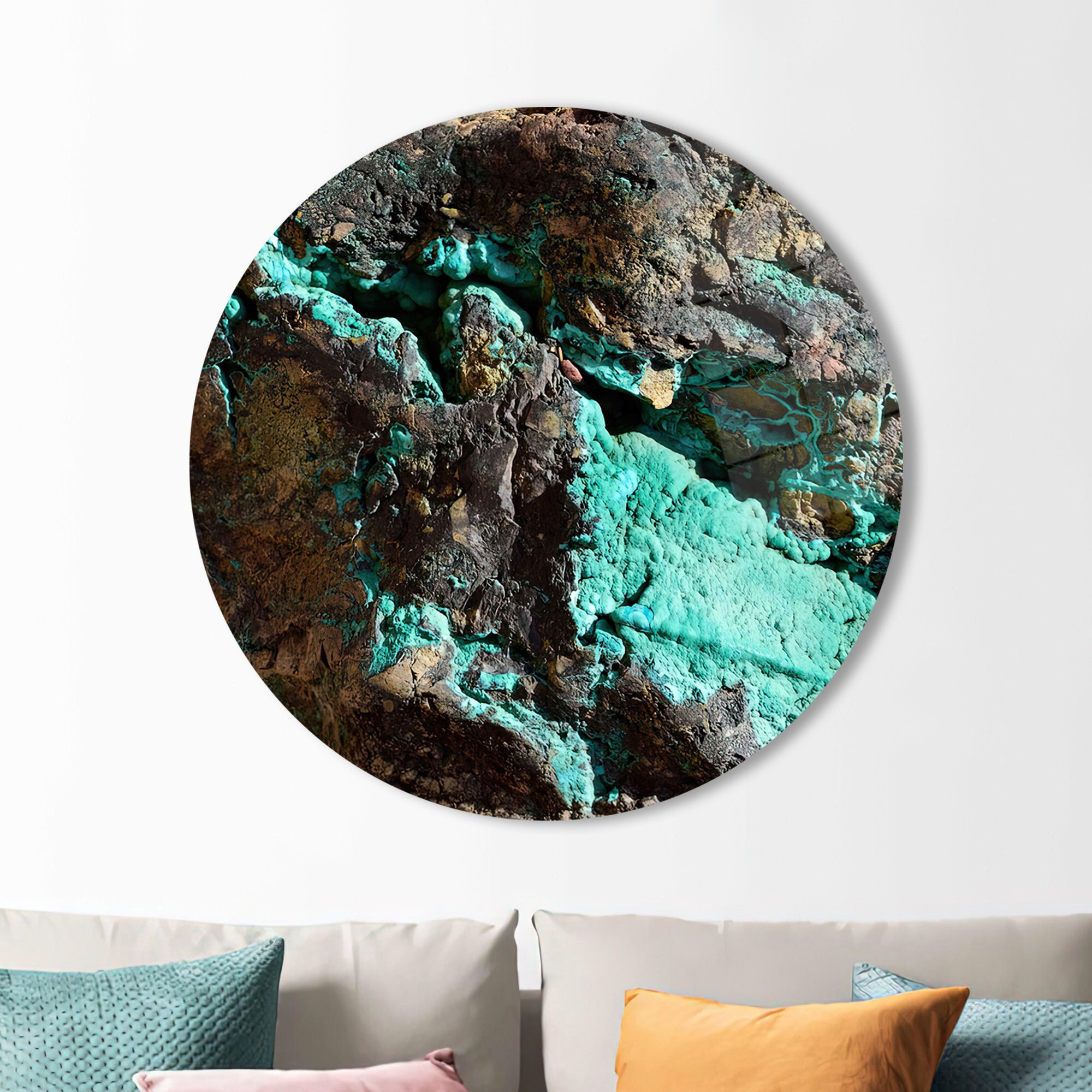 Loon Peak® Handcrafted Landscape Glass Wall Art Featuring A Beautiful ...