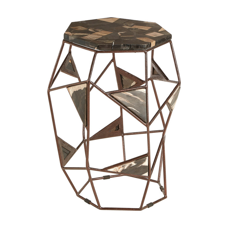 Ivy Bronx Side Table With Asymmetric Frame | Wayfair.co.uk