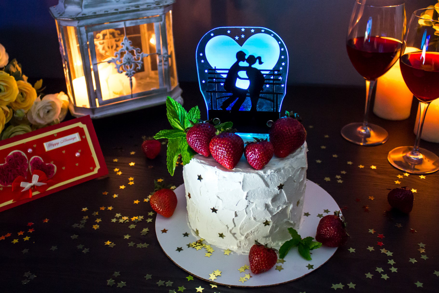 ExclusiveDecor LED Lights Cake Topper & Reviews | Wayfair